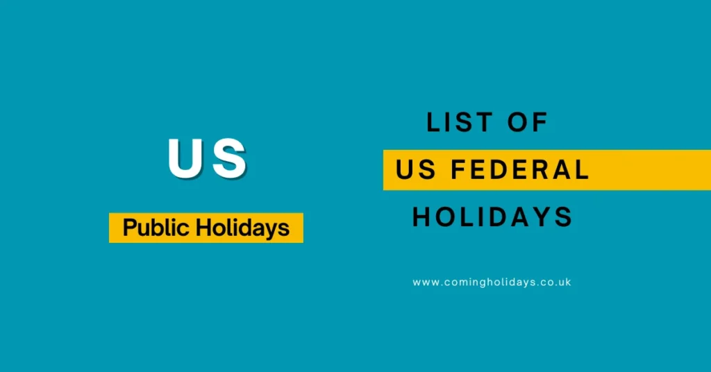US Public Holidays 2026/2027 - List of Federal Holidays
